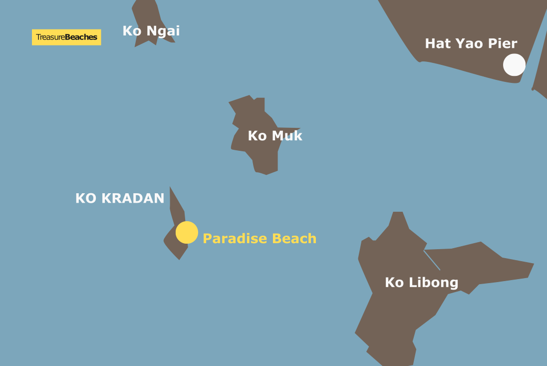 Ko Kradan, South Andaman - TreasureBeaches Thailand